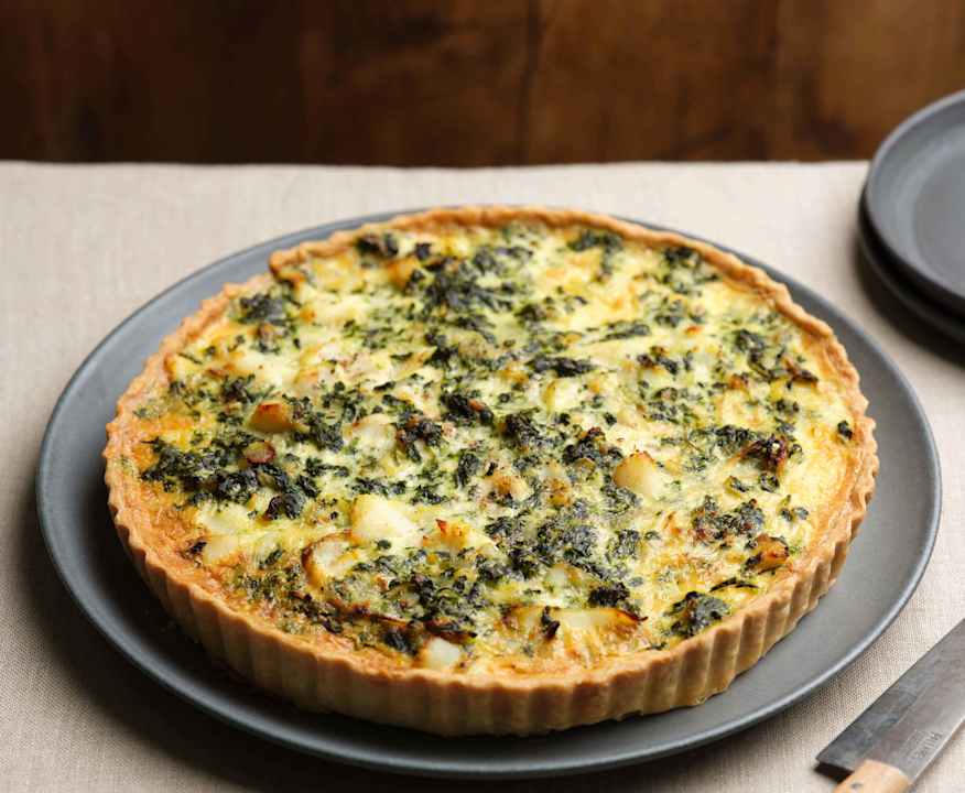how to make smoked haddock quiche