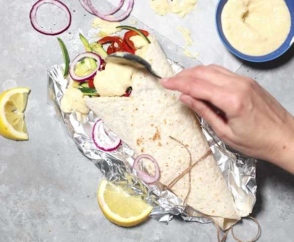 Houmous and Grilled Vegetable Wraps - Cookidoo® – the official ...
