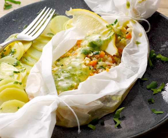 Fish and mixed vegetable parcels - Cookidoo® – the official Thermomix ...