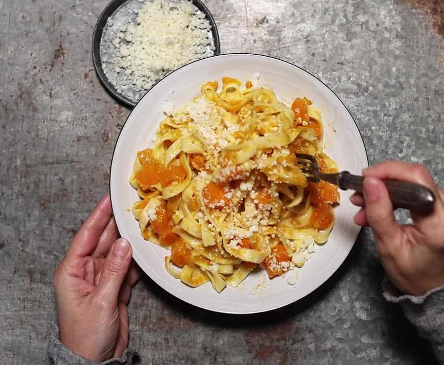 Creamy Tagliatelle with Squash, Scamorza and Pecorino - Cookidoo® – the ...