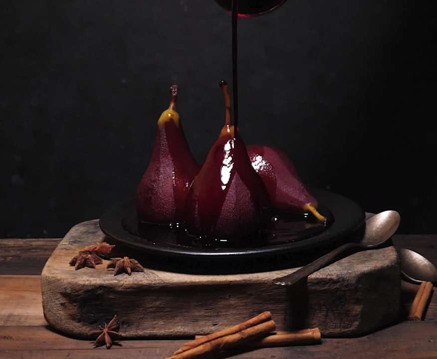 Peren in rode wijn - Cookidoo® – het officiële Thermomix®-receptenplatform