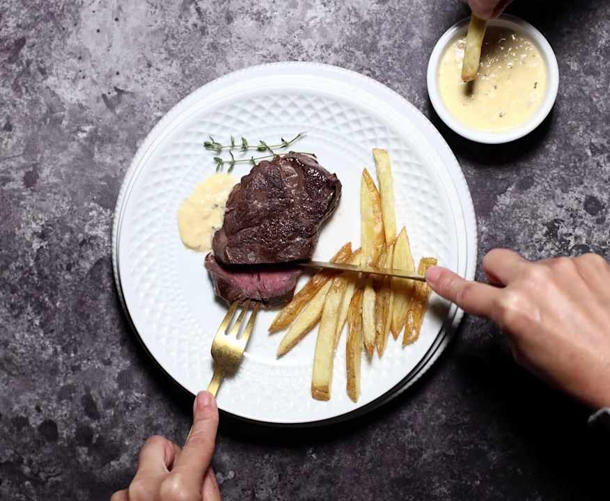 Steak de bœuf sous-vide, sauce béarnaise - Cookidoo® – la nostra ...
