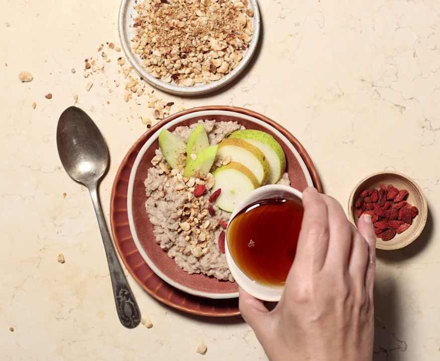 Vegan porridge with fruits and cinnamon - Cookidoo® – the official ...