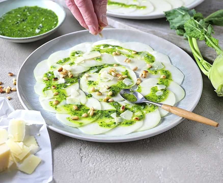 Kohlrabi-Carpaccio - Cookidoo® – das offizielle Thermomix®-Rezept-Portal