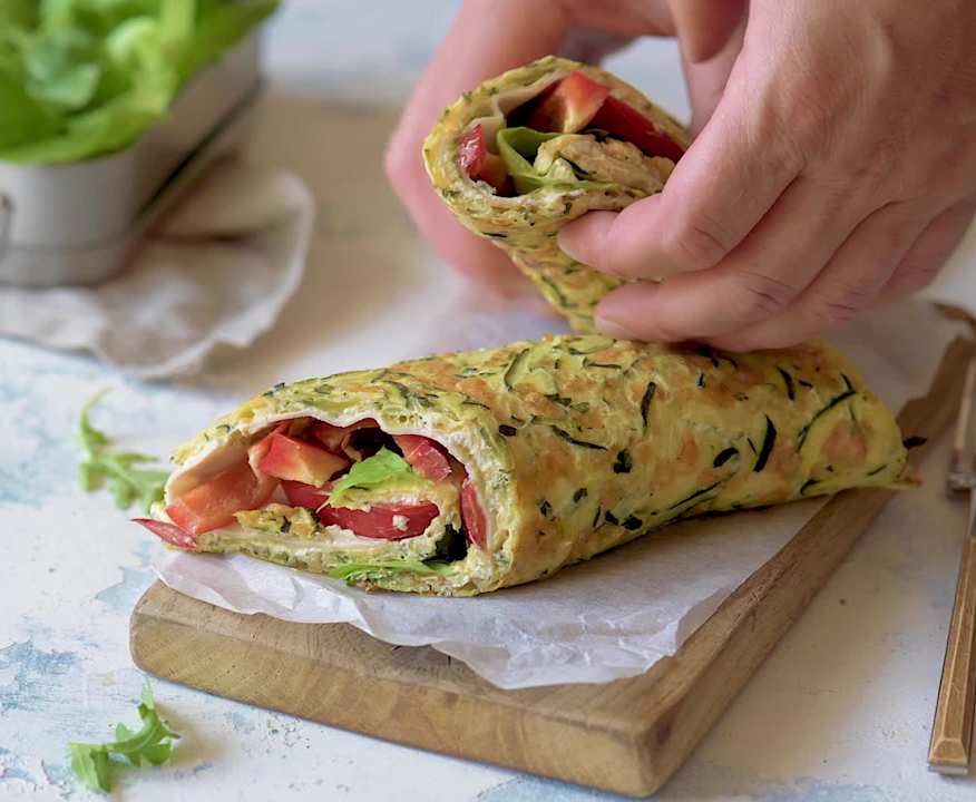 Wrapy z cukinii z serkiem i szynką (low carb) - Cookidoo® – das ...