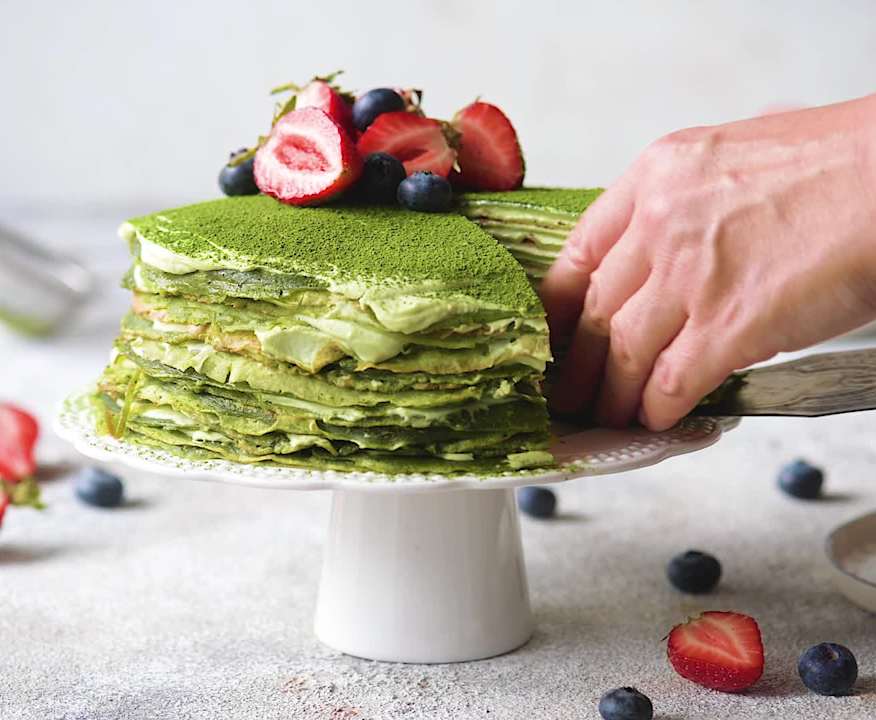 Tort naleśnikowy z matchą - Cookidoo® – das offizielle Thermomix ...