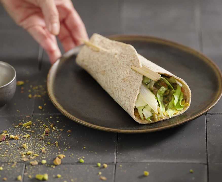 Wrap integral com sobras de peru e beringela - Cookidoo® – das ...