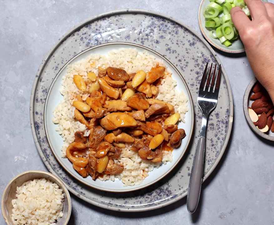 Chicken with almonds - Cookidoo® – a plataforma oficial de receitas Bimby®