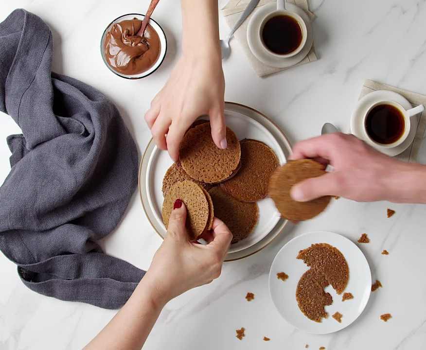 Lace Cookies with Nutella - Cookidoo® – the official Thermomix® recipe ...